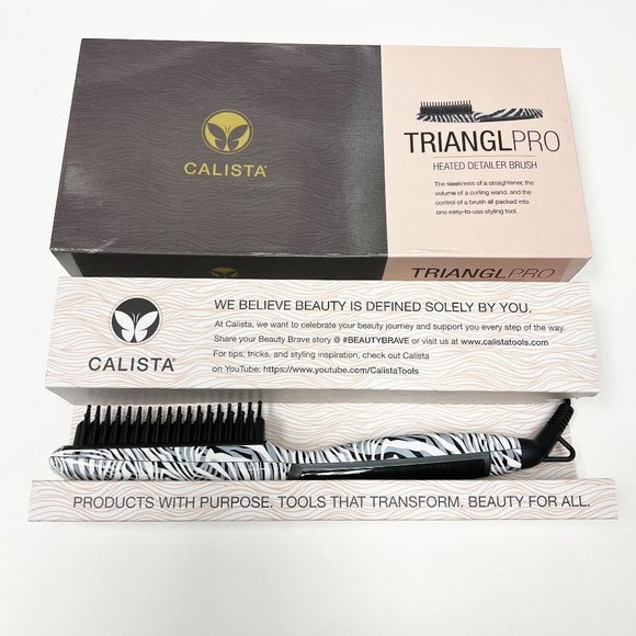 QVC | Hair | Calista Trianglpro Heated Brush | Poshmark